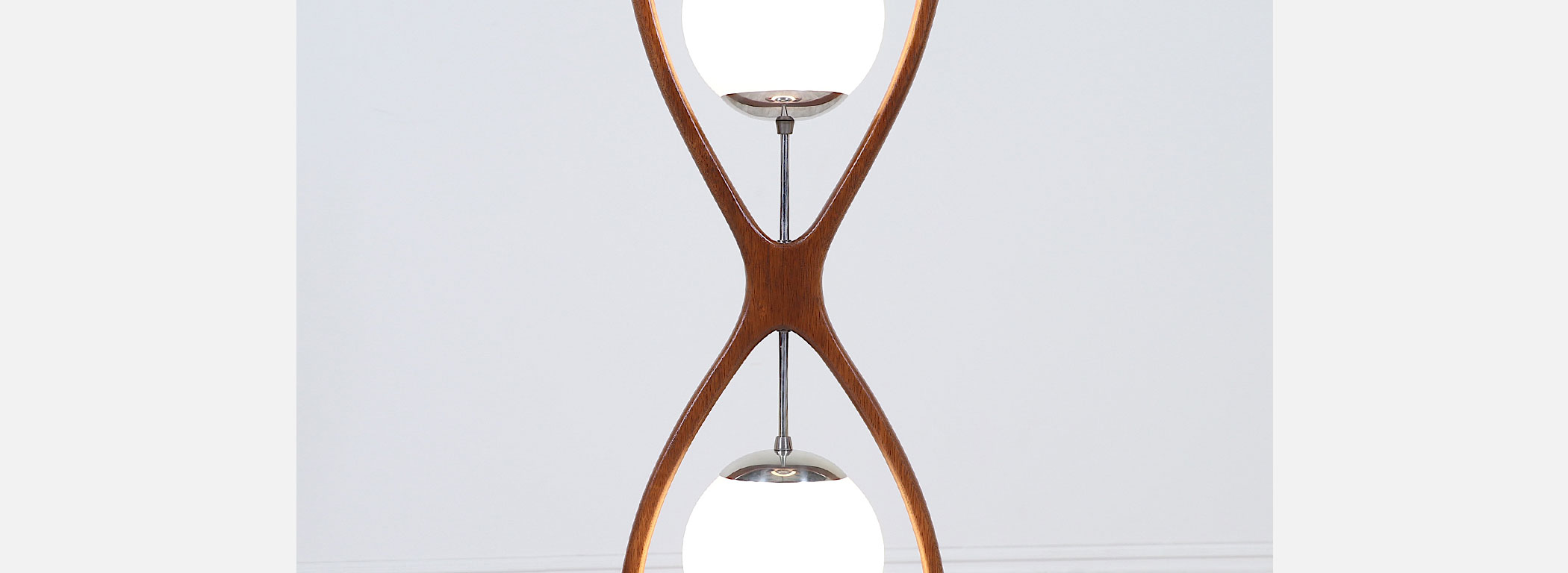 Mid-Century Modern "Infinity" Sculpted Lamp by Modeline | Danish Modern ...