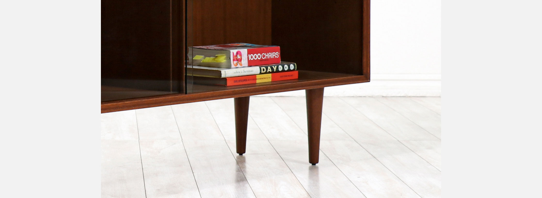 Paul Laszlo Bookcase with Glass Doors for Brown Saltman | Danish Modern ...