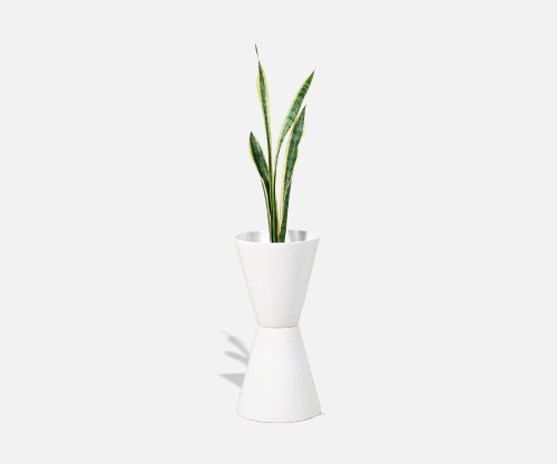 Mid-Century Modern Architectural Double Cone Planter by Bauer | Danish ...