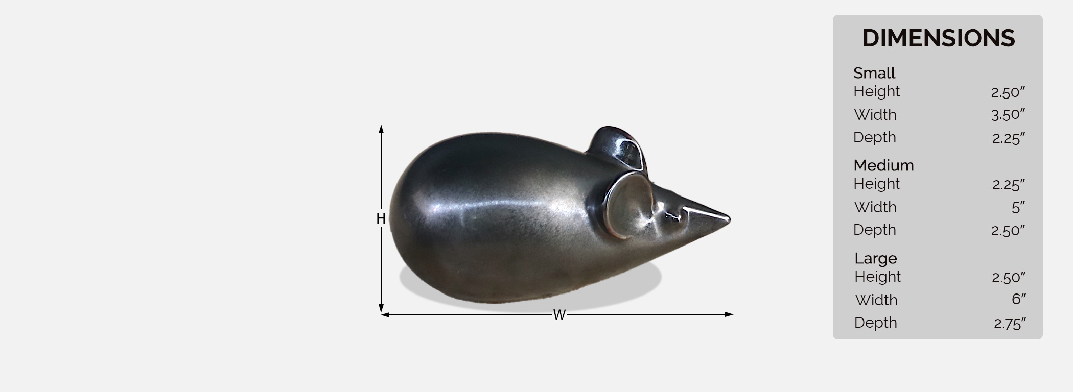 Vintage Glazed Ceramic Family Mice Set | Danish Modern L.A.