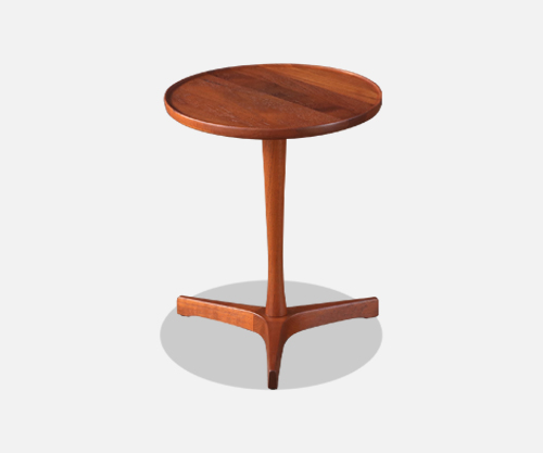 Hans C. Andersen Tripod Teak Side Table for Artex | Danish Modern L.A.