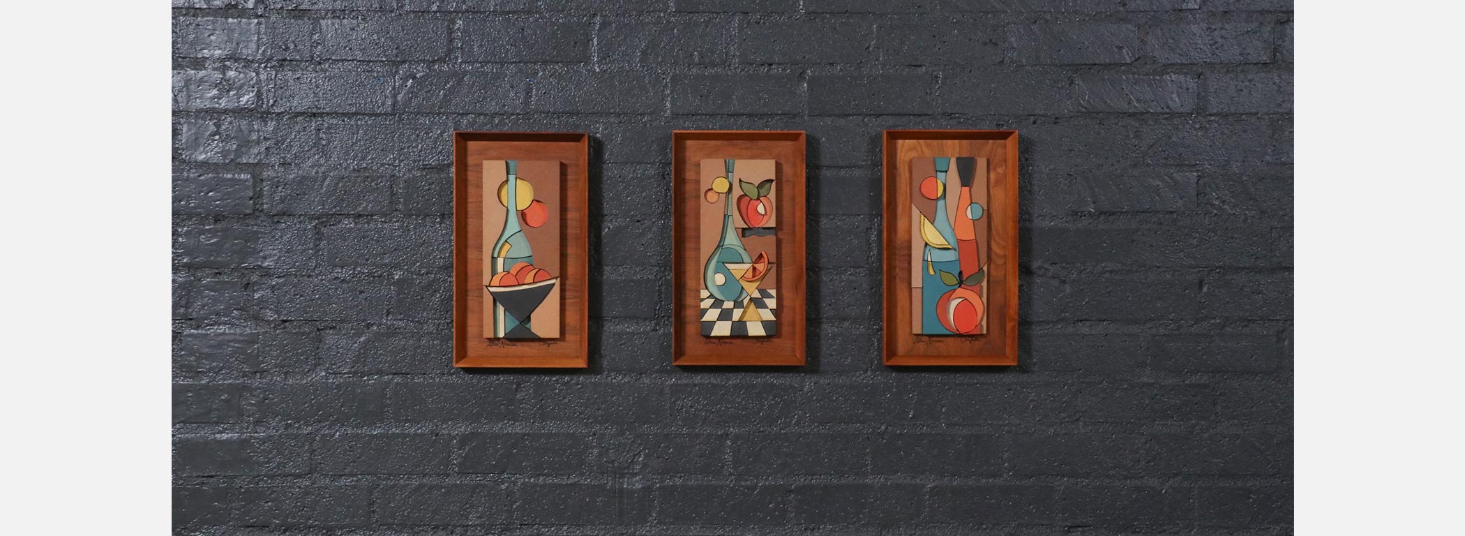 Californian Modern Abstract Wall Art Panels by Allan Noonan Image
