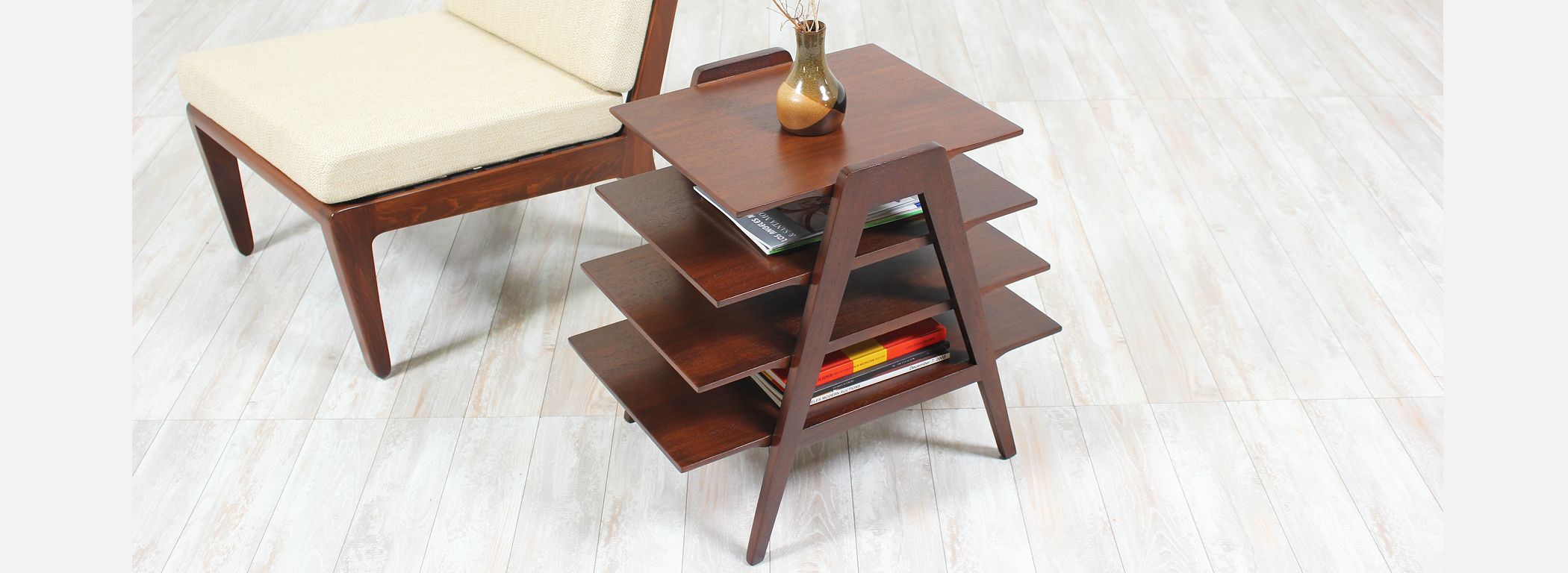 Mid-Century Tier Side Table | Danish Modern L.A.