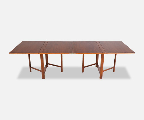 Bruno Mathsson "Maria Flap" Walnut Dining Table for Karl Mathsson ...