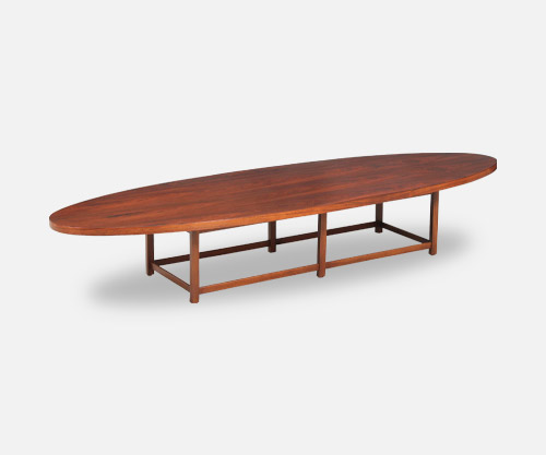 Paul McCobb "Delineator" Rosewood Surfboard Coffee Table for Lane ...