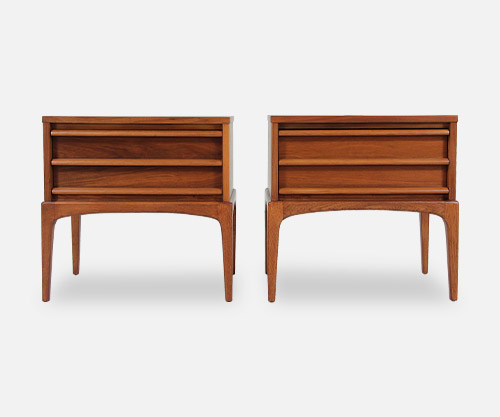 Mid-Century Modern "Rhythm" Night Stands by Lane 2 | Danish Modern L.A.