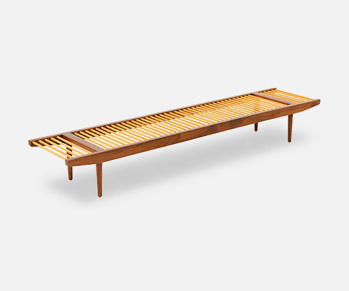 Milo Baughman Large Dowel Bench for Glenn of California | Danish Modern ...
